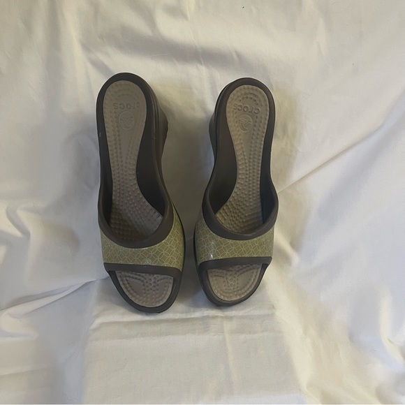 Cocs | Shoes | Crocs Wedge Sandals | Poshmark
